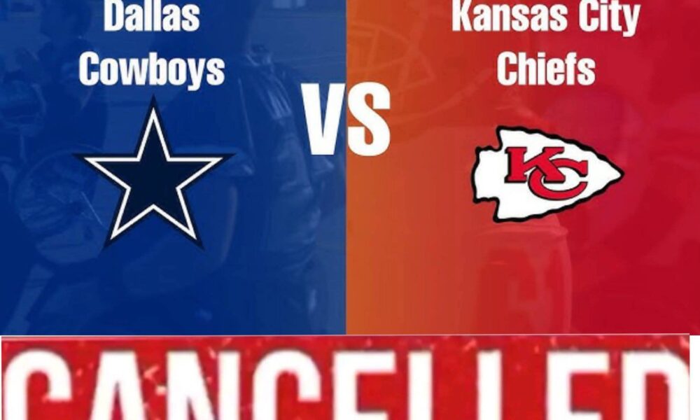 SAD NEWS: Cowboys vs Chiefs Game Scheduled to Hold Tomorrow Night at AT ...